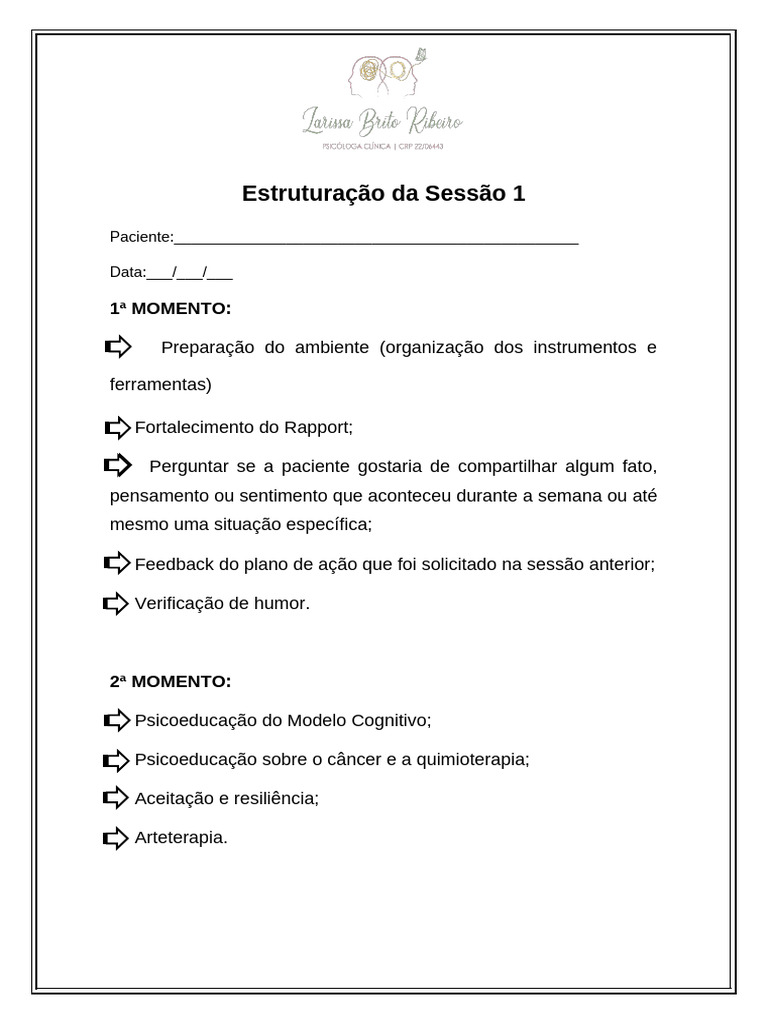 Sandra, Sessão 2 | PDF