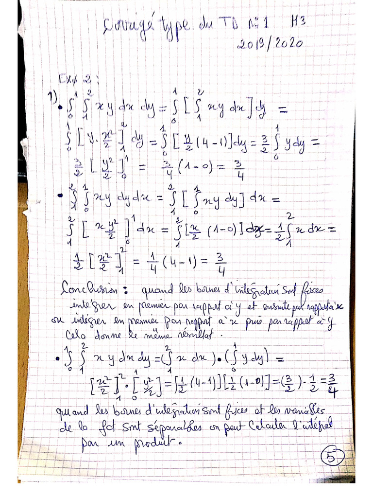 Corrige - TD 1 - m3 | PDF