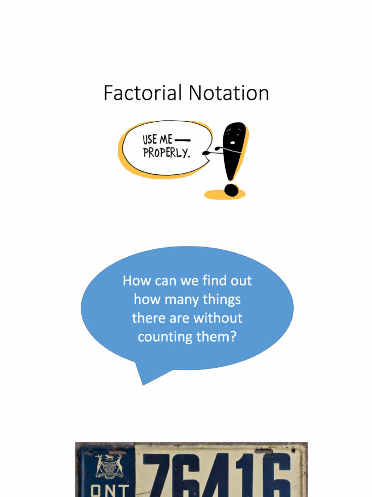 Factorials Power Point Pdf