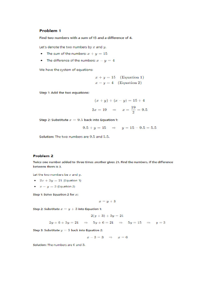 Exercise 25 Solve Complete | PDF