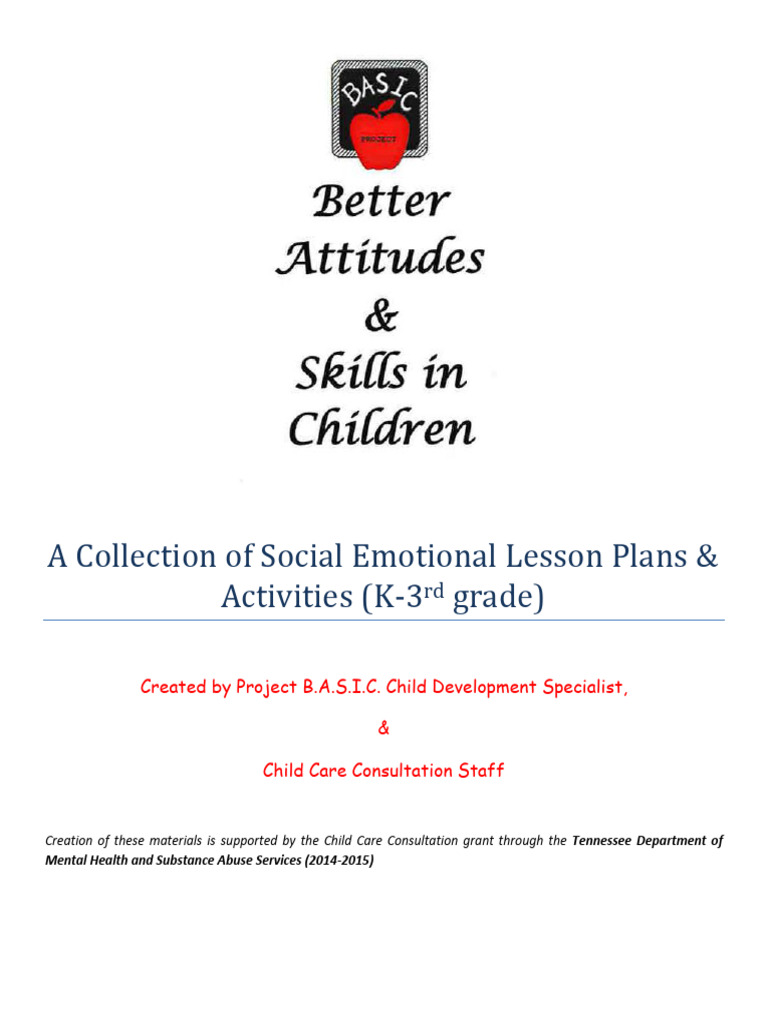 Collection of SEL Plans & Activities (K-3) | PDF