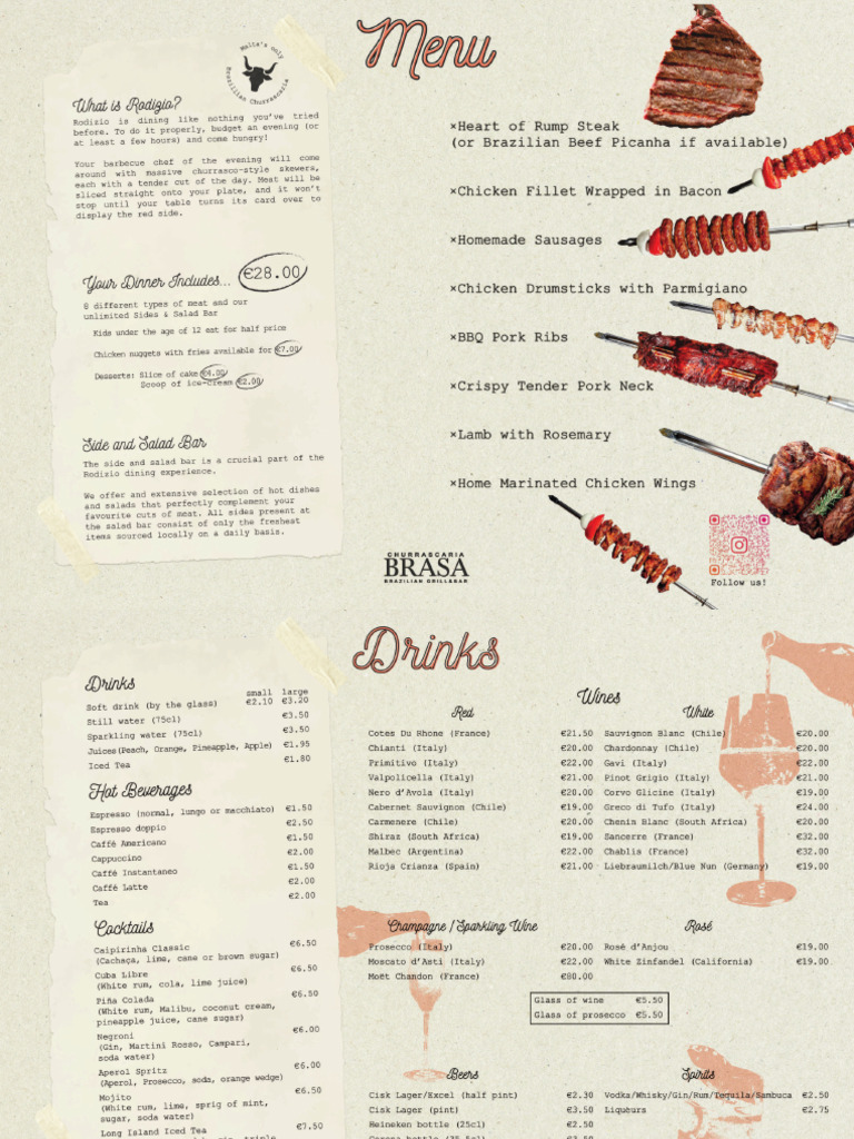 Brasa Menu | PDF