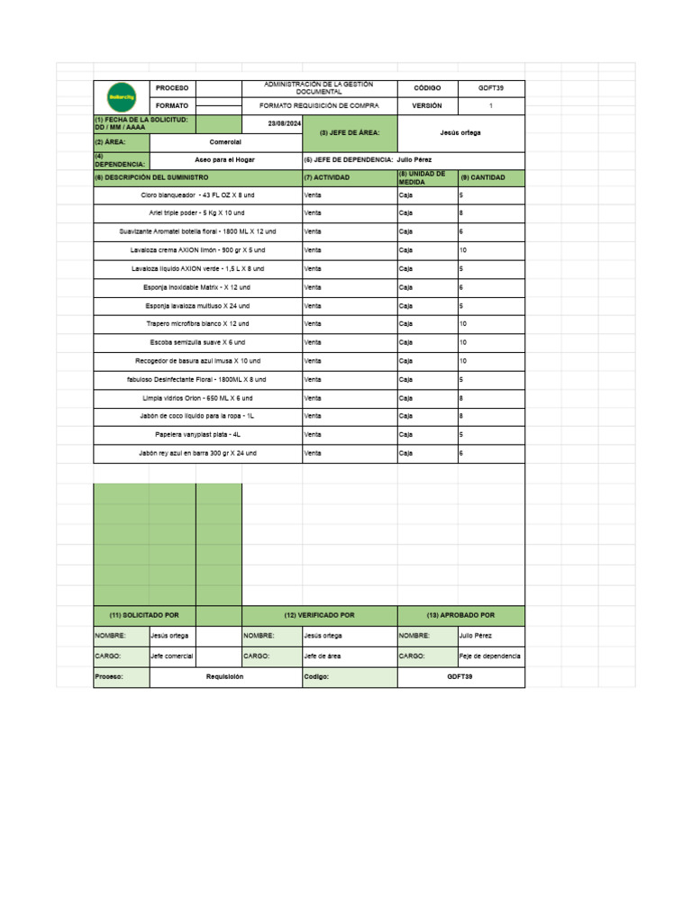 1 Requisición | PDF