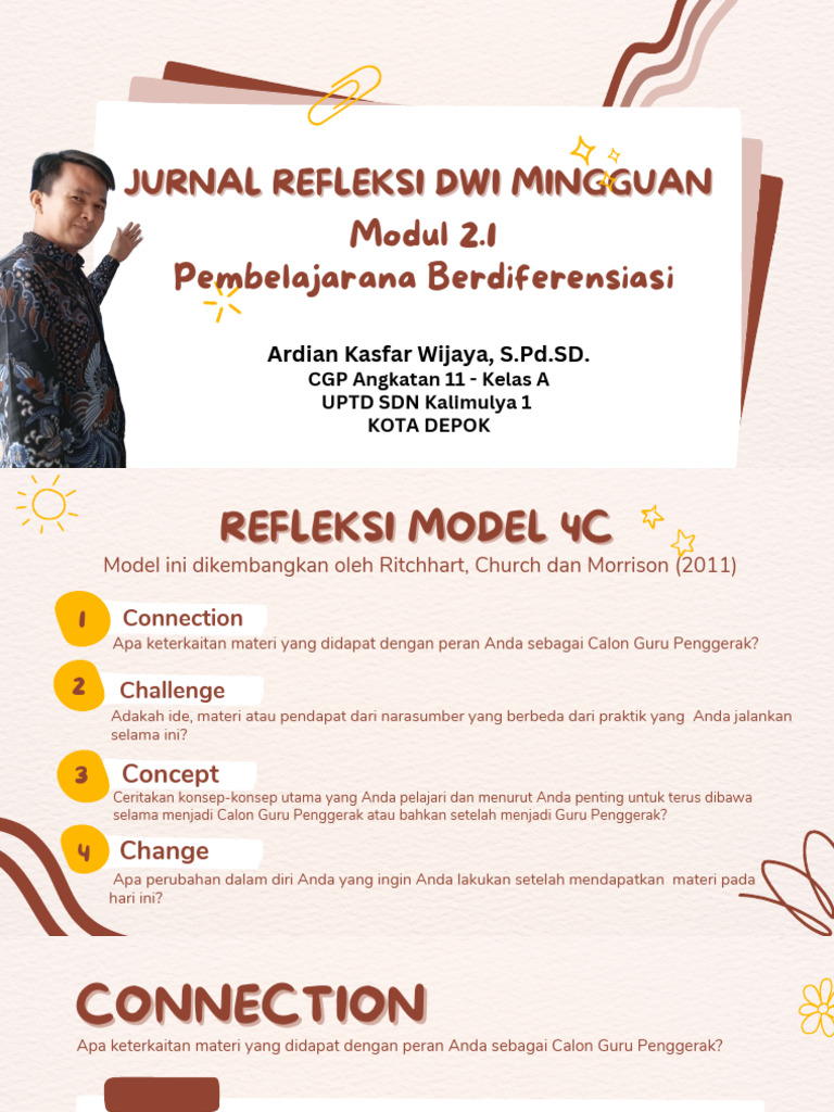 REFLEKSI DWI MINGGUAN Modul 2.1 | PDF