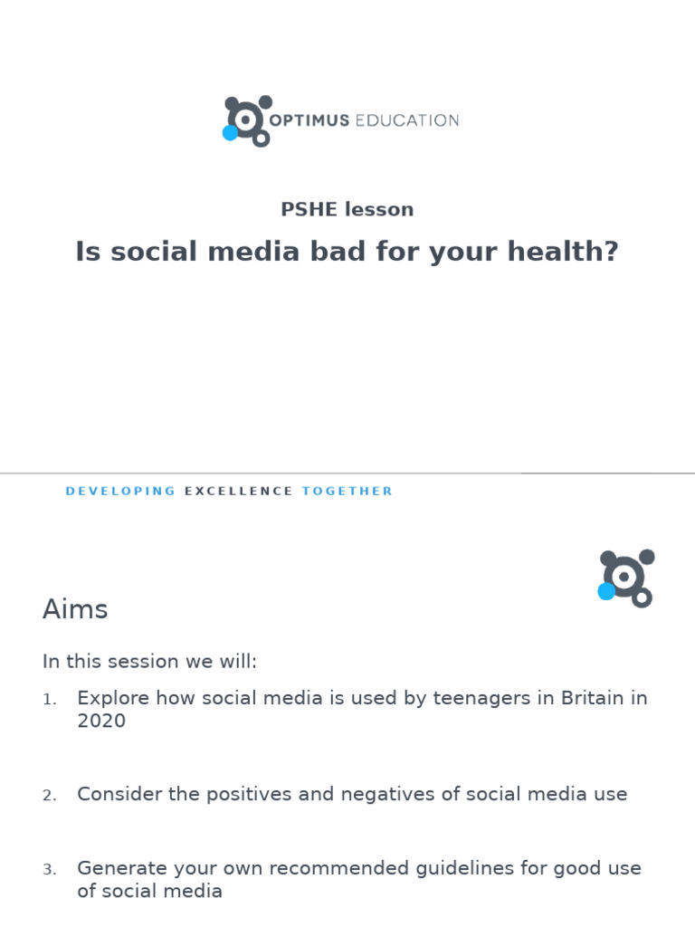 Social Media Pshe Lesson | PDF