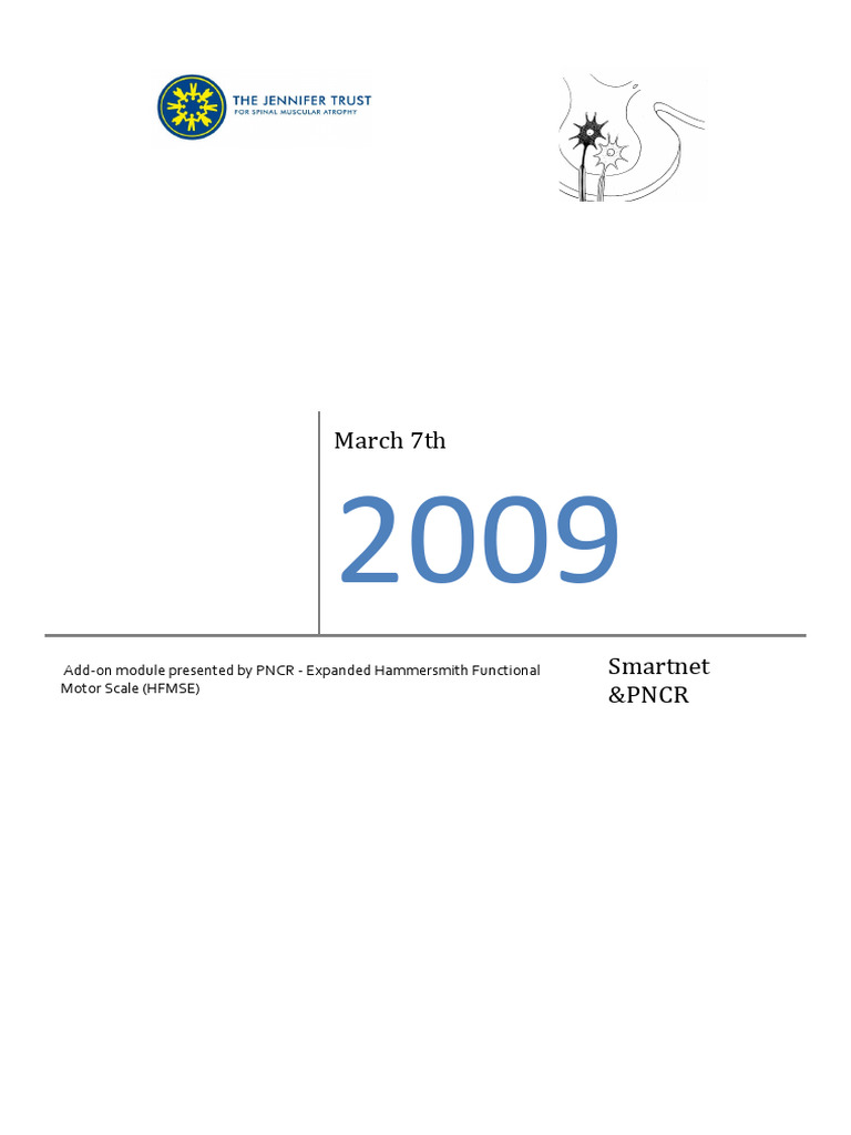 Hammersmith Functional Motor Scale Expanded For SMA Type II and III ...
