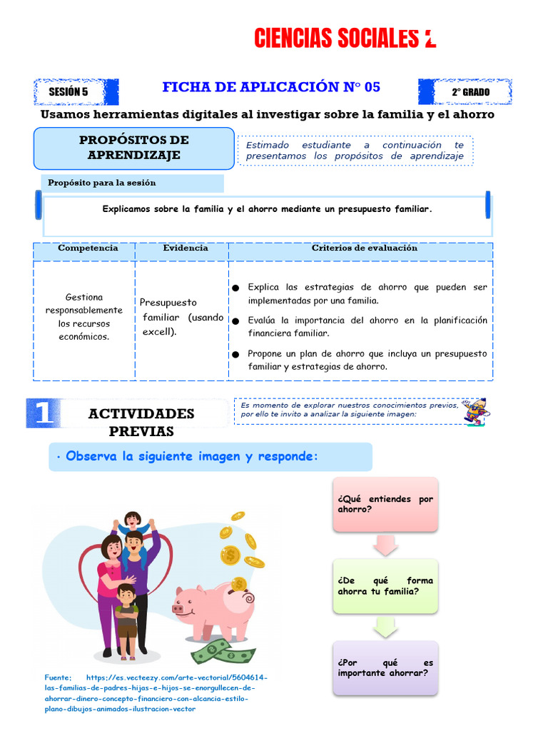 FICHA 5 - CC - SS 2do | PDF