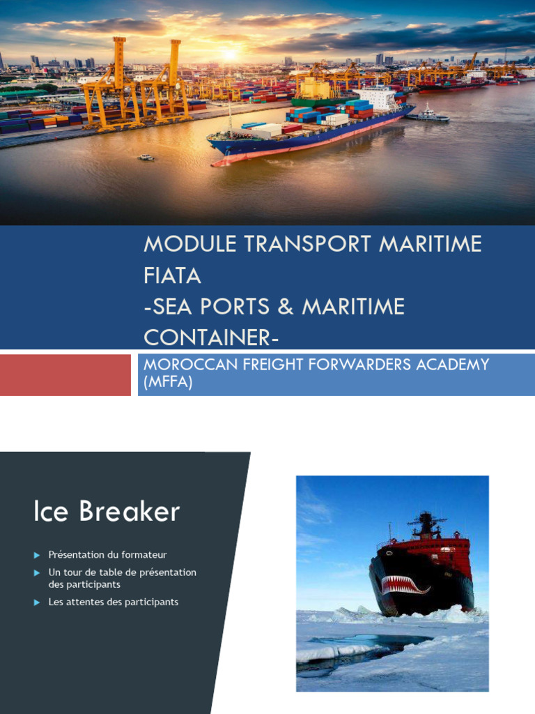 Module Transport Maritime de FIATA Sea Ports | PDF