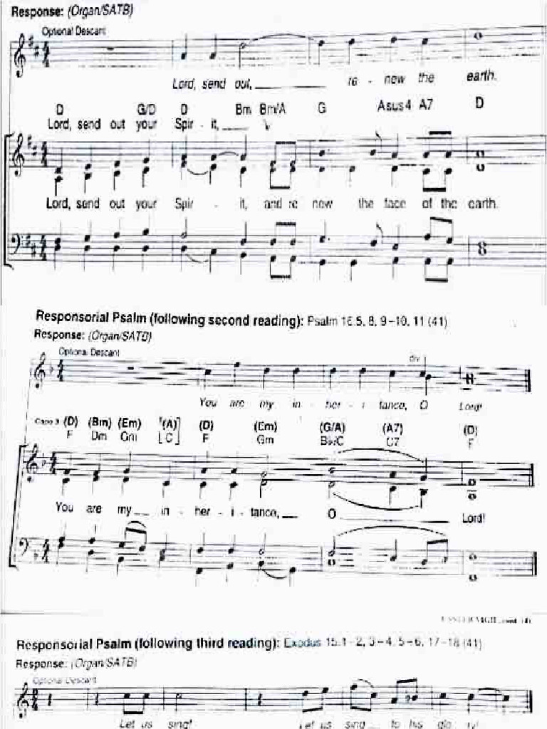 7 Responsorial Psalm | PDF