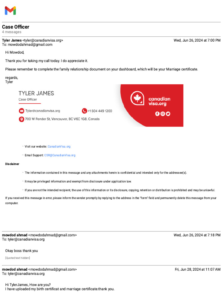 Gmail - Case Officer | PDF