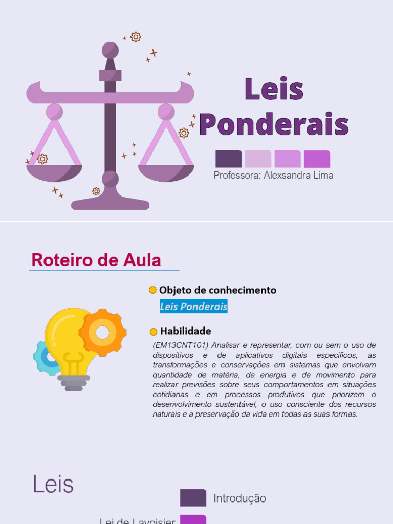 Leis Ponderais | PDF