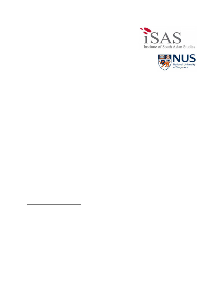 ISAS Working Paper: The Urdu Press in India and Pakistan - A Comparison | PDF