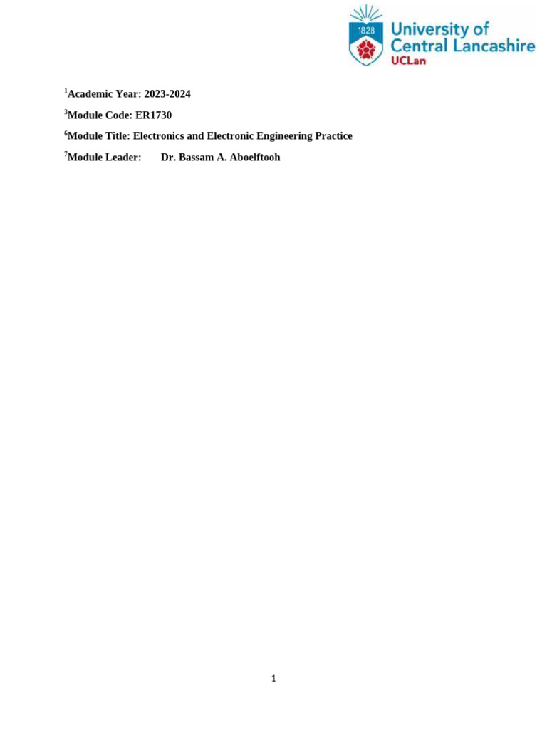 Electronics Practice Exam | PDF