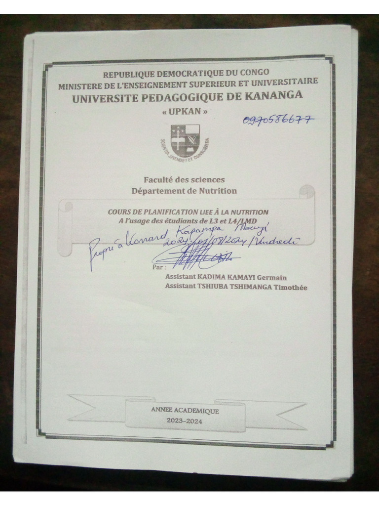 Cours de Planification | PDF