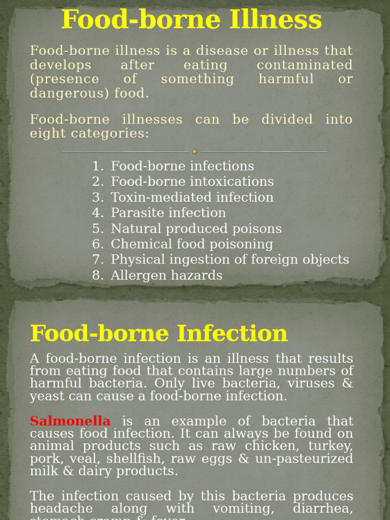 Food Borne Illness | PDF