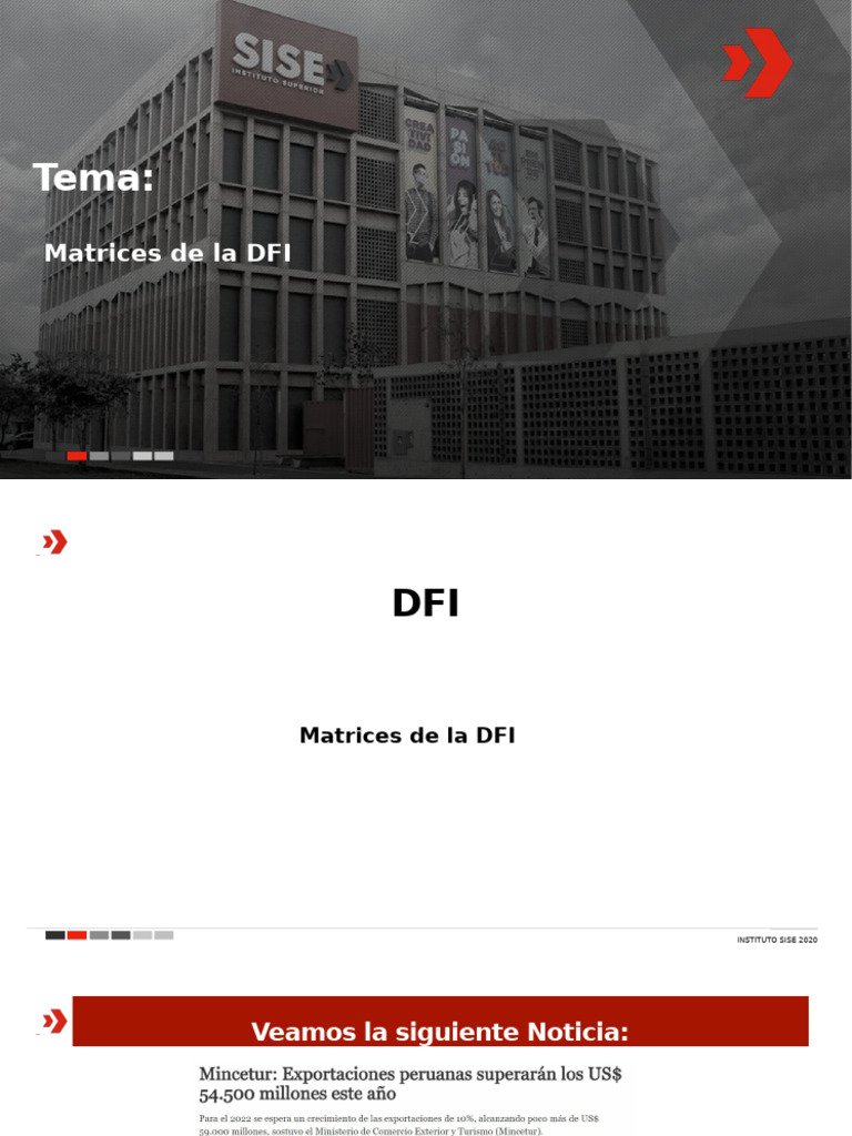 DFI 5 - Matrices de La DFI | PDF