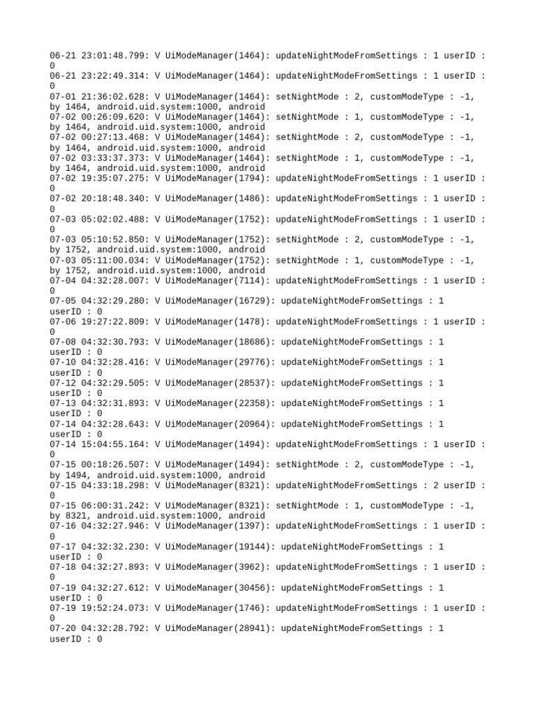 Dark Mode Log1 | PDF