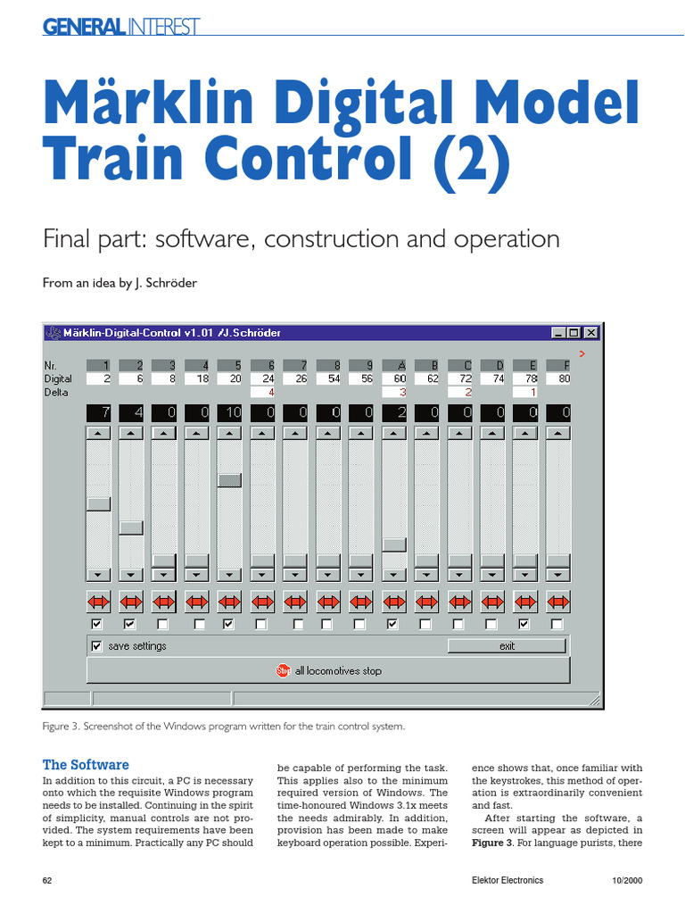 Marklin (Elektor Electronics) Digital Model Train Control (2) (EN) | PDF