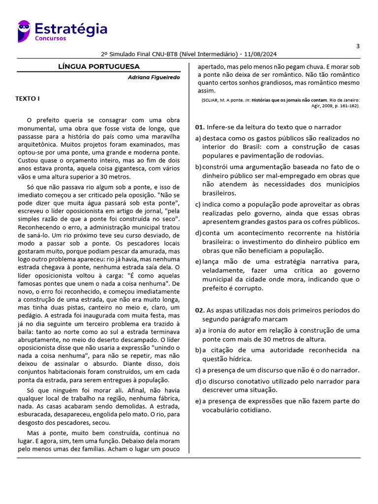 CNU Simulado Final (15532) | PDF