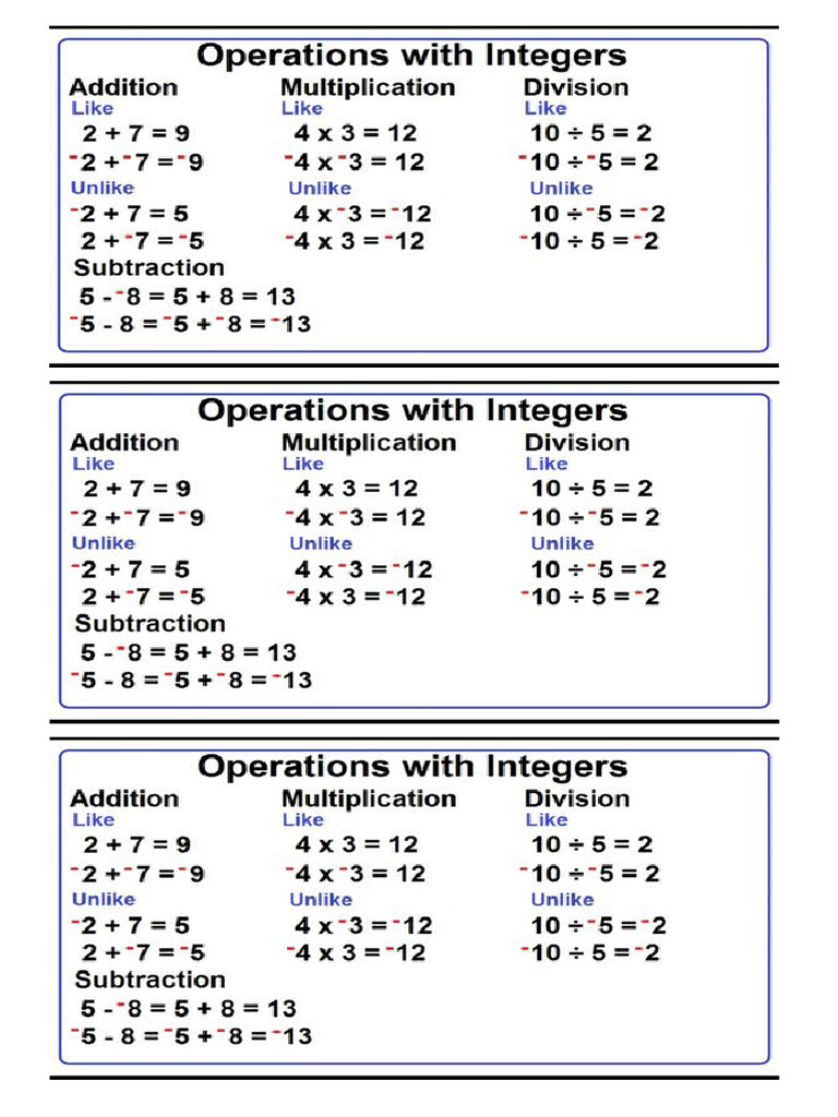 Basic Operation by 3 | PDF