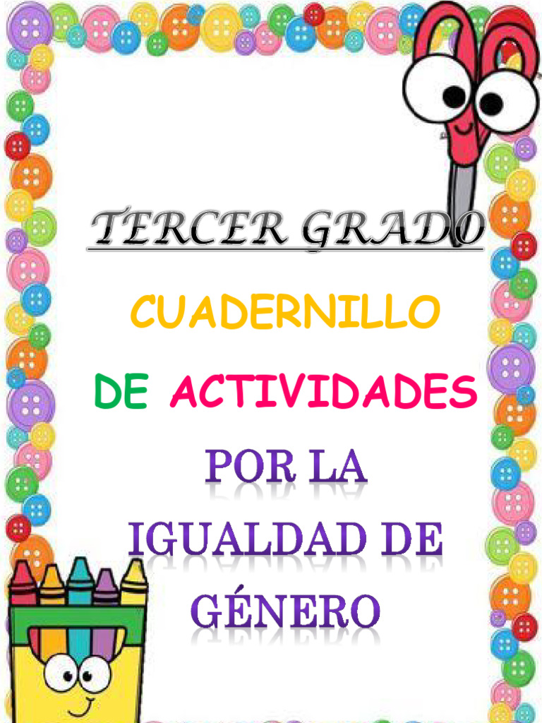 Cuadernillo de Actividades, Por La Igualdad de Género | PDF