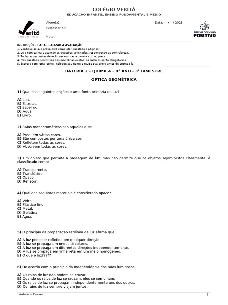 B2 - 9 Ano | PDF
