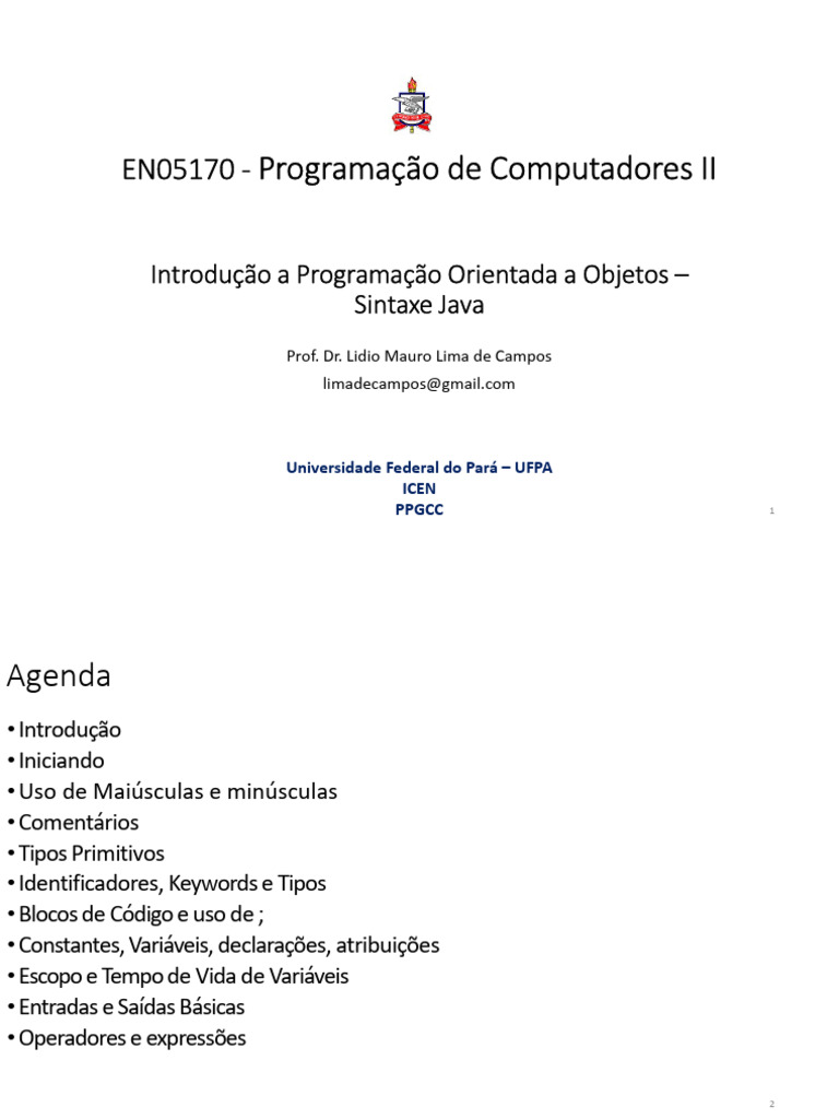 Introdução - PII | PDF