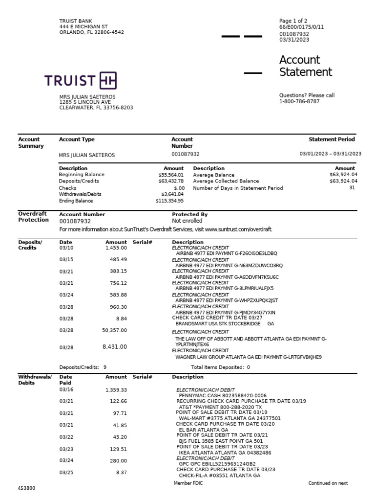 Account Statement-2023-03-31 | PDF