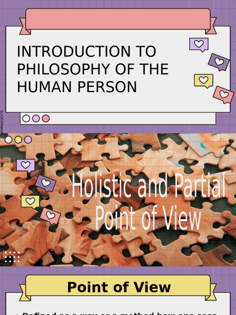 Lesson 4 Holistic and Partial POV | PDF
