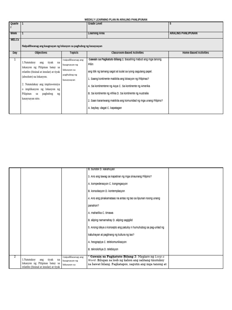 WLP Ap (Q1-Week 1) | PDF