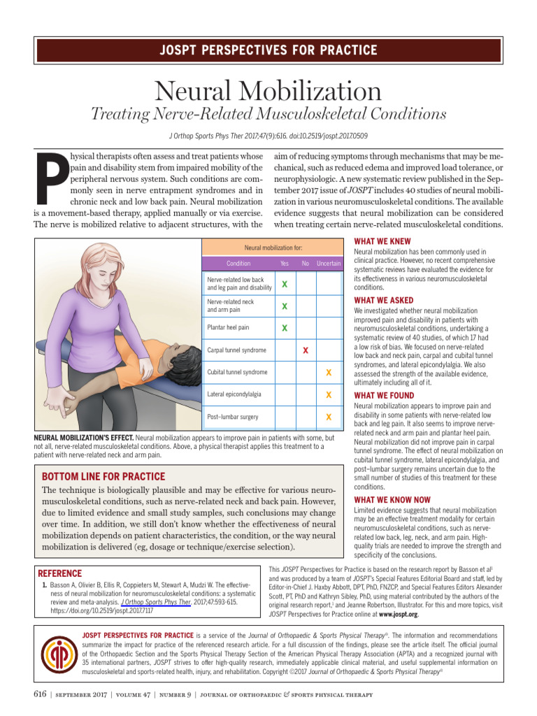 Neural Mobilization - Treating Nerve-Related Musculoskeletal Conditions ...