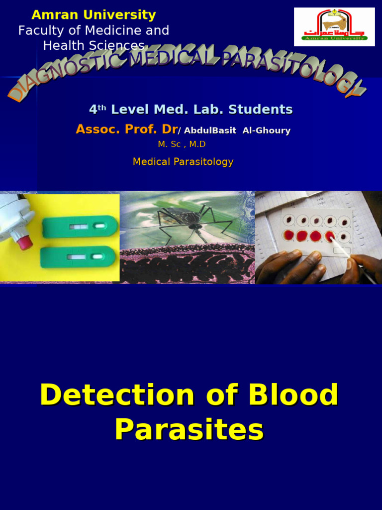 7 Blood Parasites | PDF