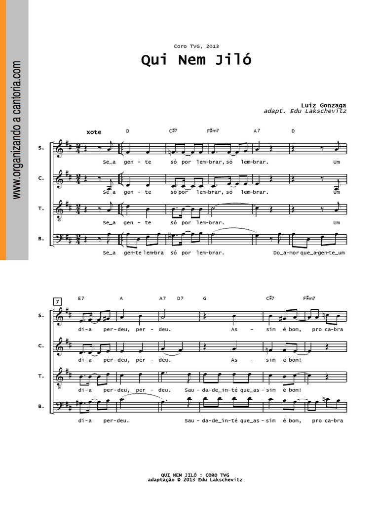 Que Nem Jiló | PDF
