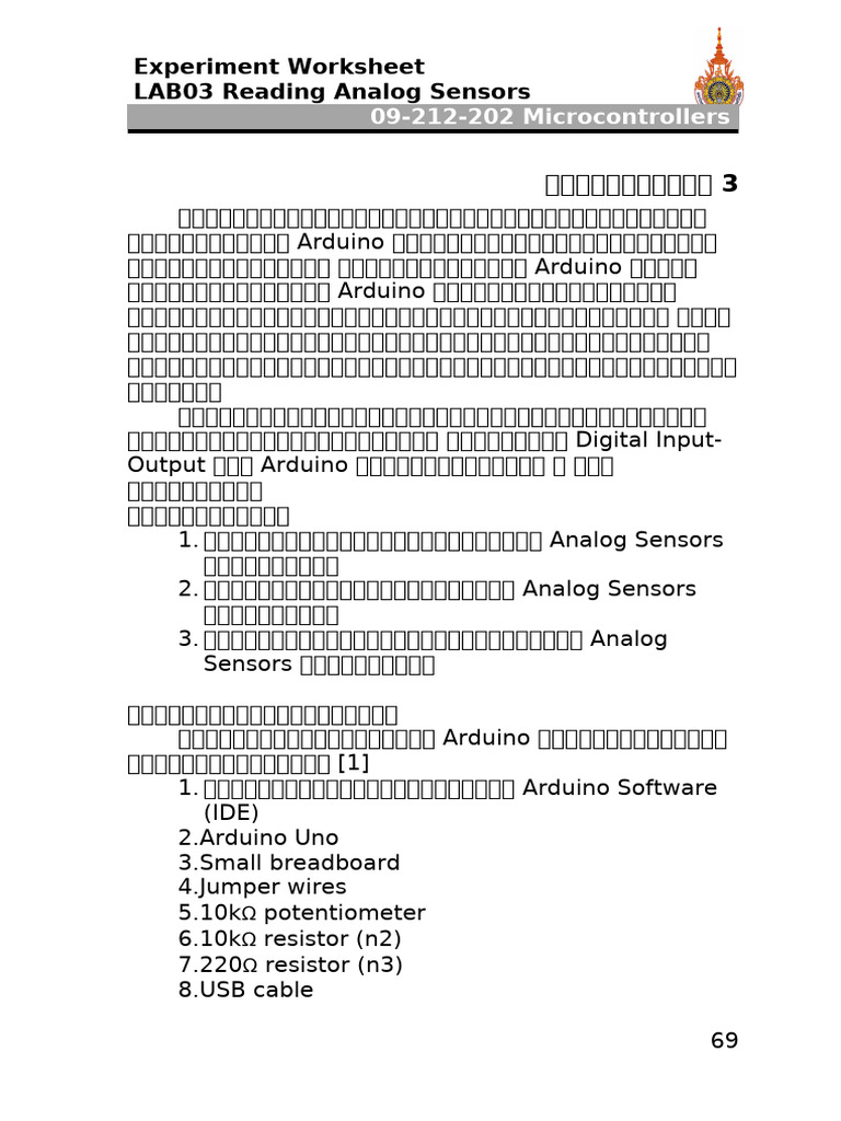 MicroLab03 STEM | PDF | Arduino | Teaching Methods & Materials