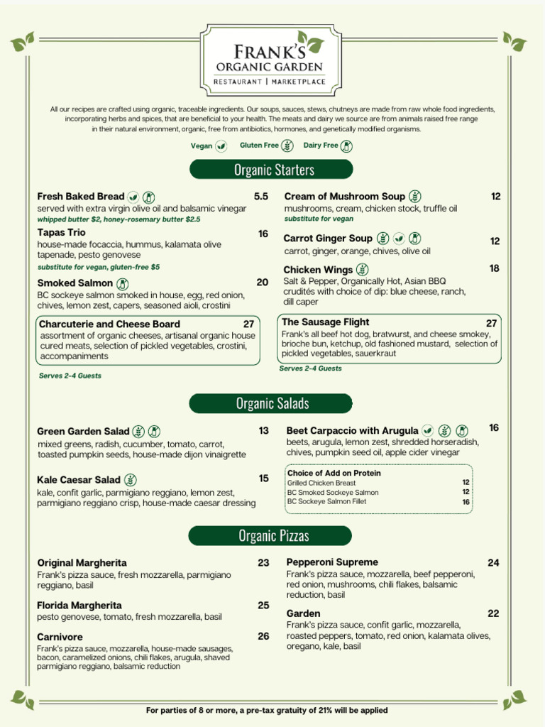 Restaurant Menus | PDF