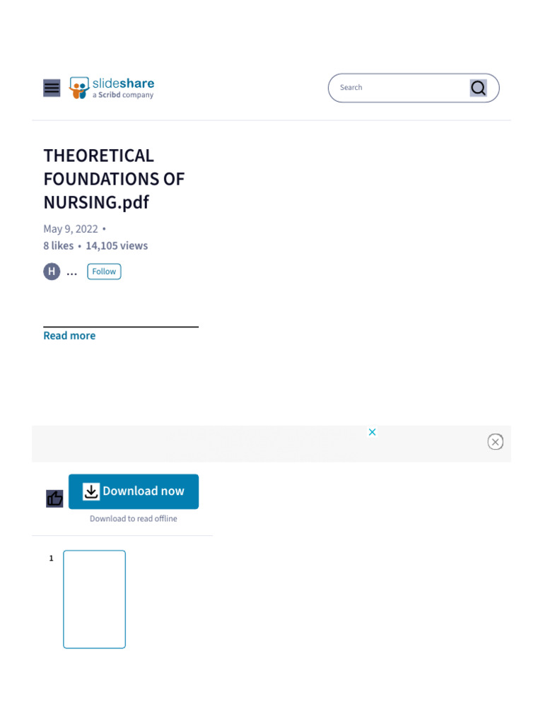 Theoretical Foundations of Nursing PDF | PDF Theoretical Foundations of Nursing PDF | PDF