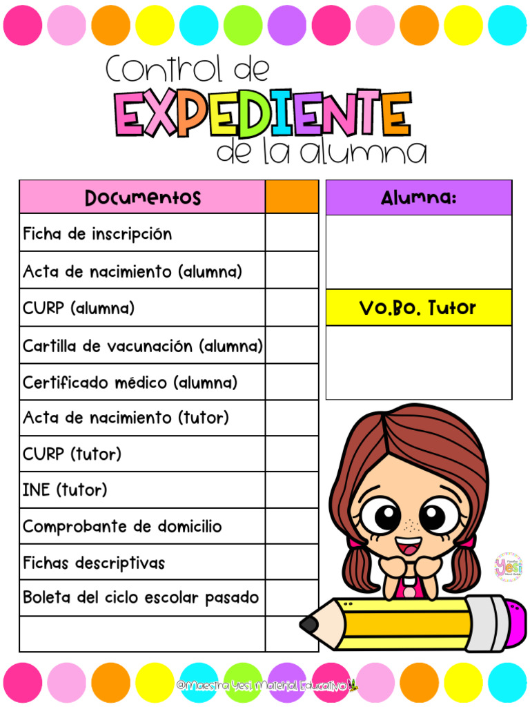 Control de Expediente | PDF