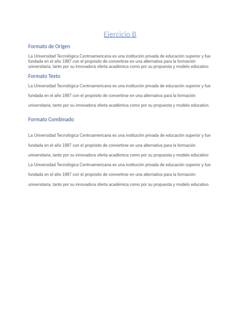 Ejercicio B Ofimatica 2. | PDF