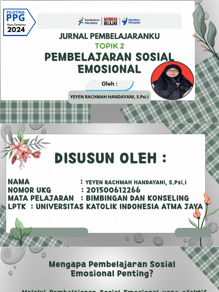JURNAL PEMBELAJARAN MODUL 2 PSE-Yeyen Rachmah Handayani | PDF