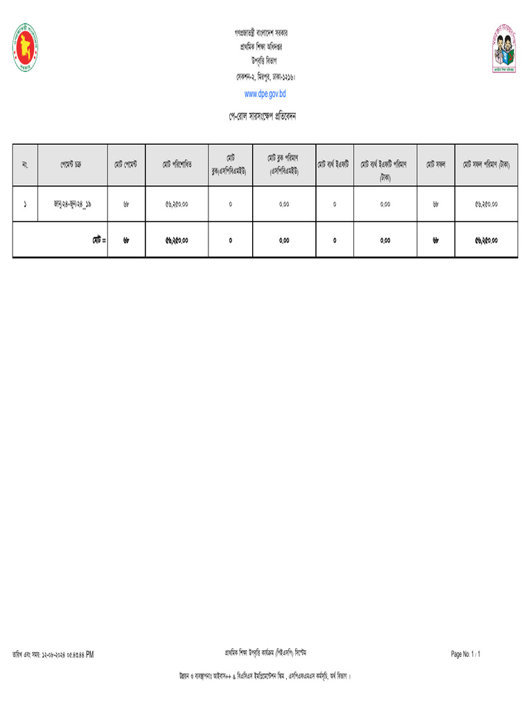 Payroll Summary Report Pdf