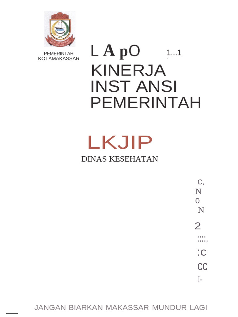 LKjIP Dinkes Makassar 2023 | PDF