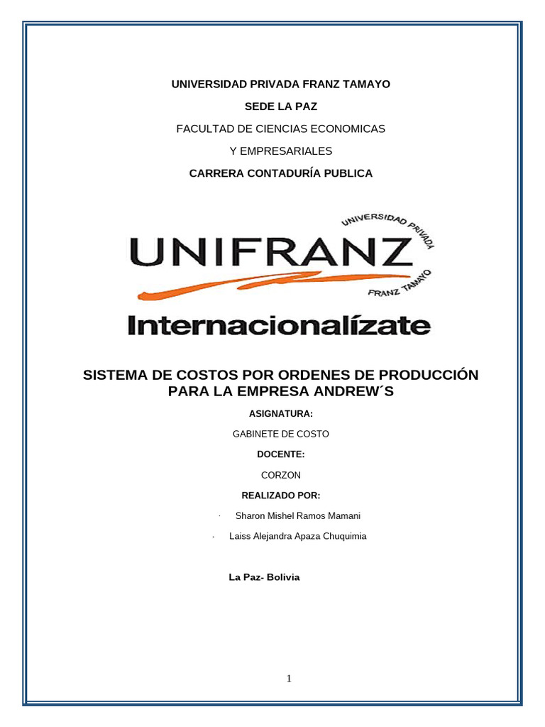 Jeans Andrew's Hito 5 Final | PDF