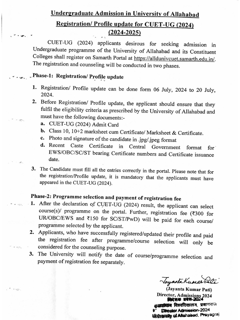 UoA Notice 0507 | PDF