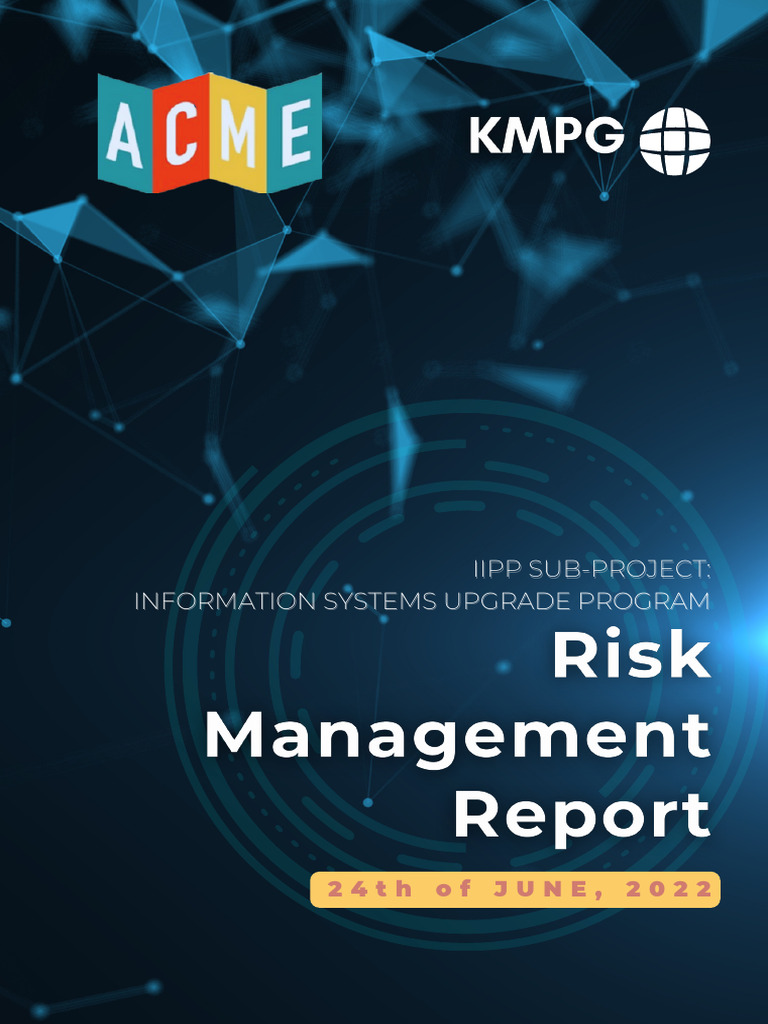 Draft Risk MGT Report - Mock 2 | PDF