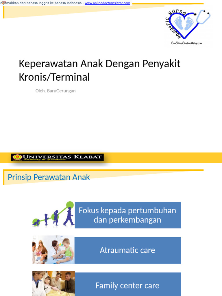 Penyakit Kronis Dan Terminal Pada Anak - En.id | PDF