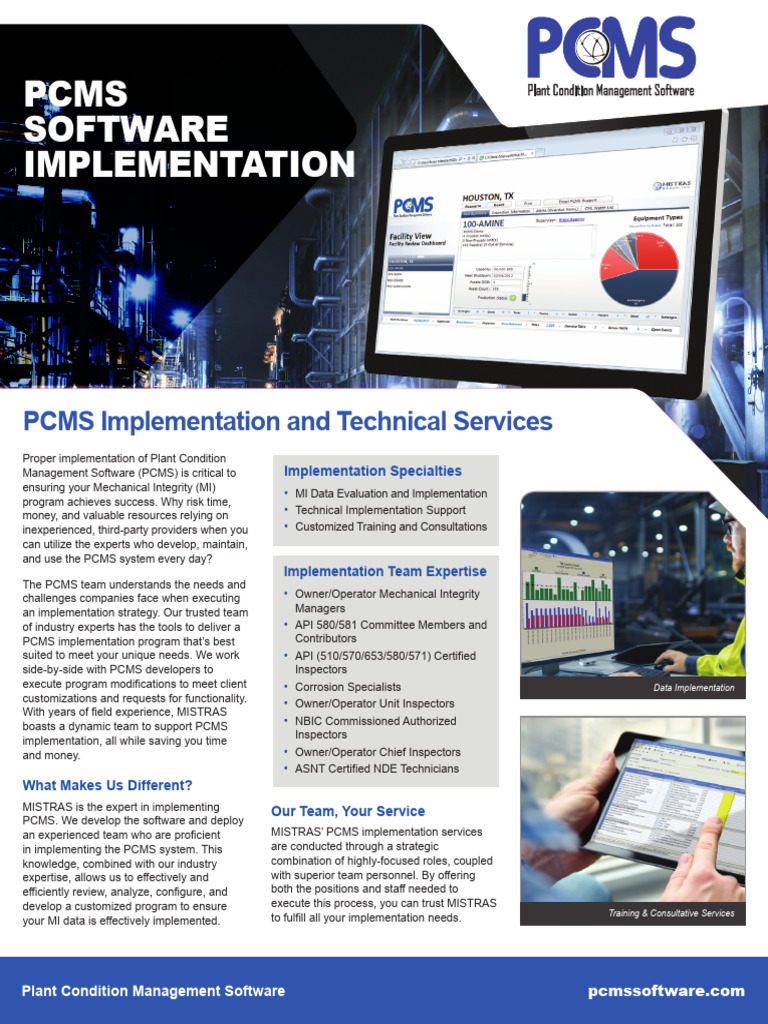 PCMS Implementation and Services Flyer | PDF