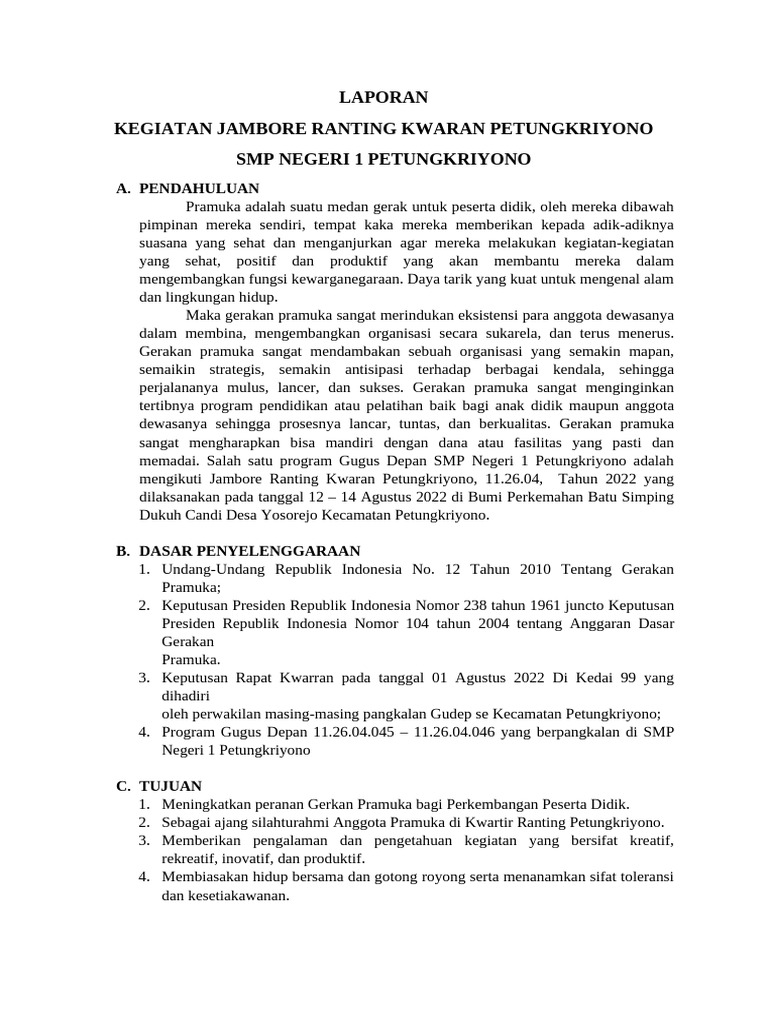 Laporan Jamran | PDF