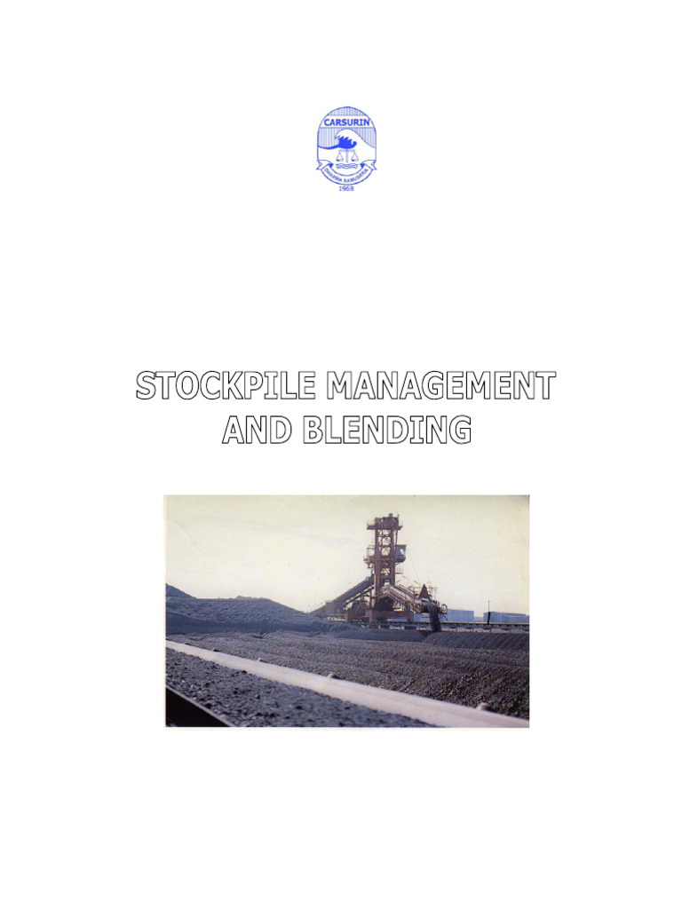 Stockpile Managements | PDF