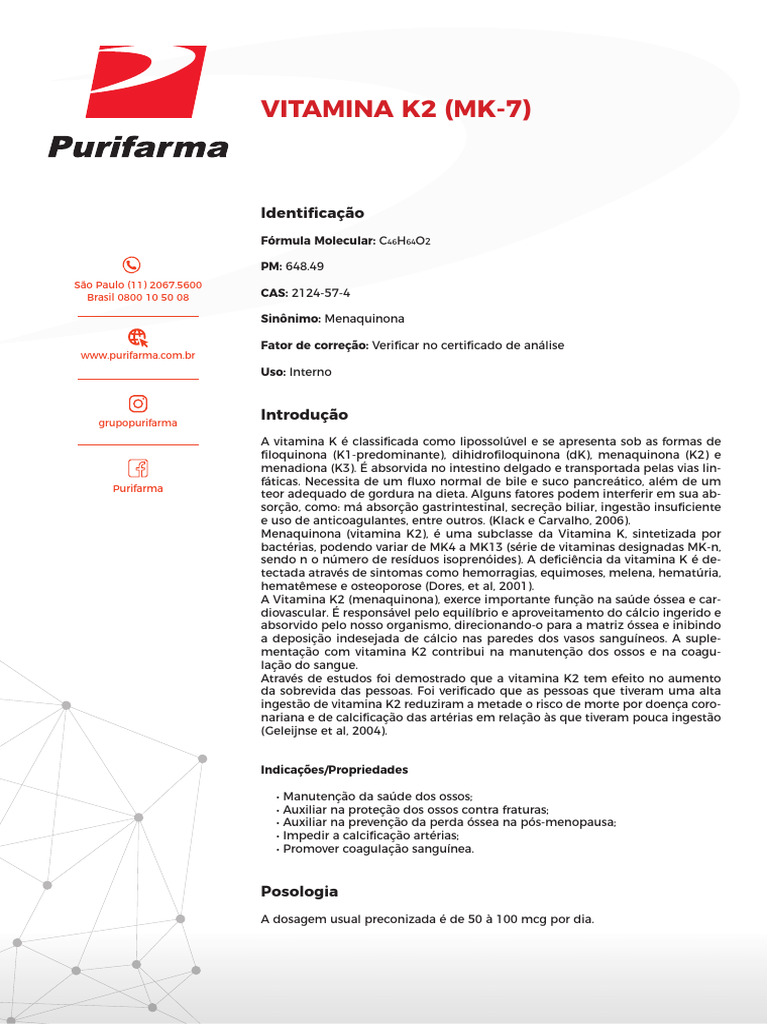 Vitamina k2 mk7 | PDF