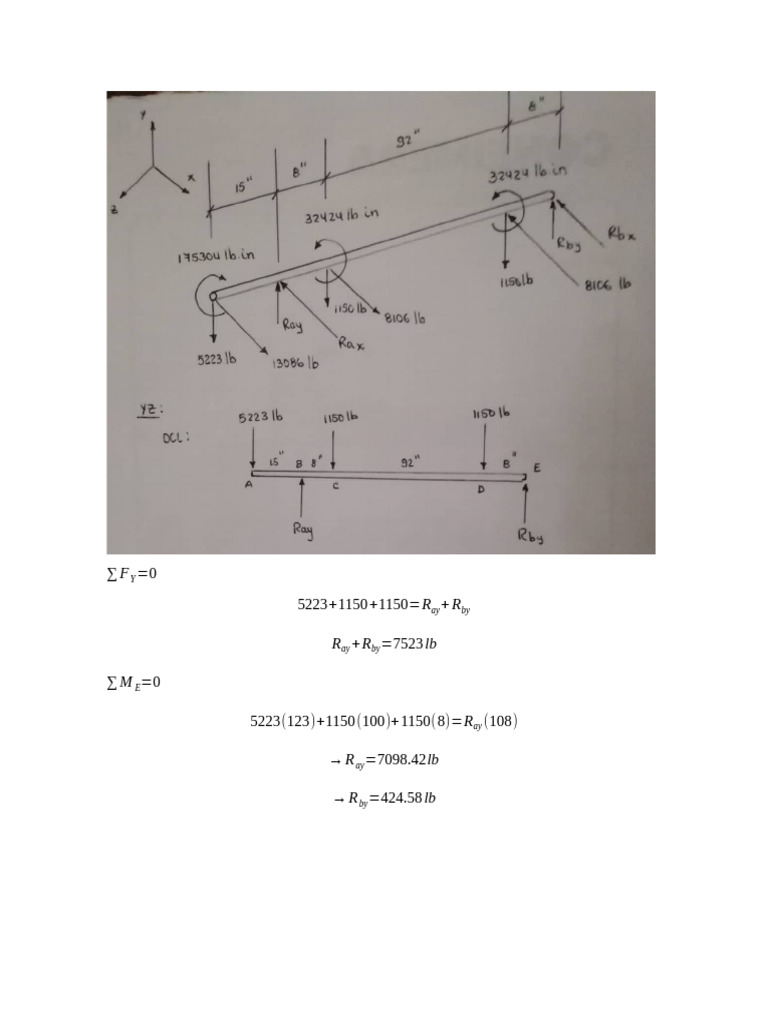 Calculo Del Eje | PDF